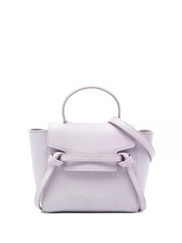 Celine 2021 Pico Grained Calfskin Belt Bag Satchel - Pink