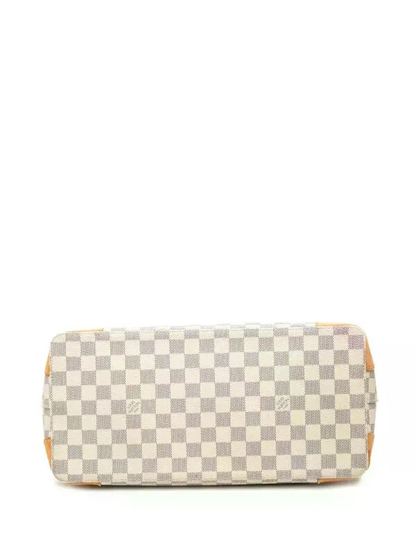 LOUIS VUITTON 2012 Damier Azur Hampstead Mm Tote Bag