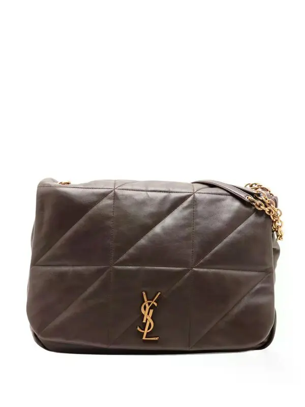 Saint Laurent 2015-2026 Large Quilted Lambskin Jamie 4.3 Shoulder Bag - Brown