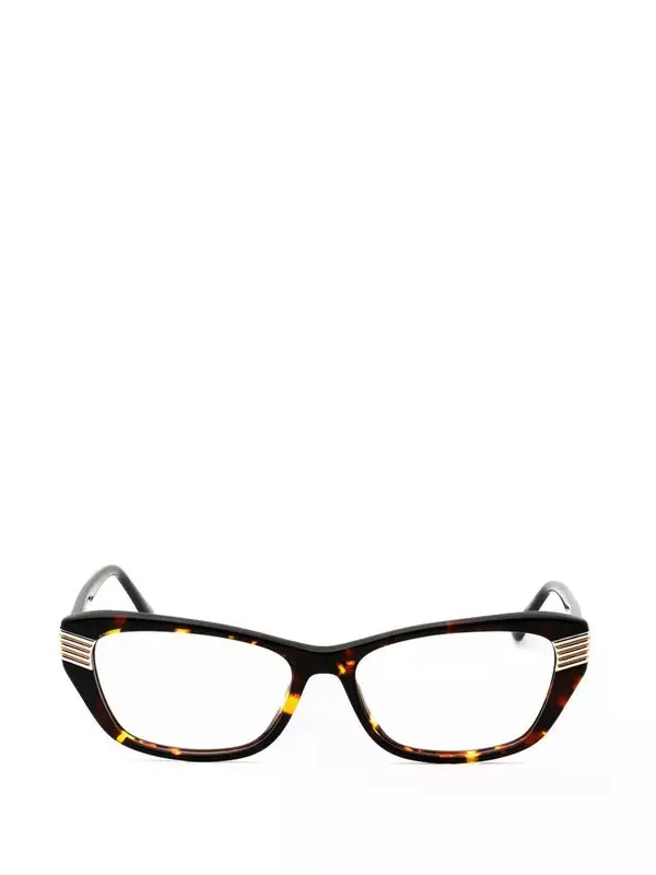 MARCIANO Tortoiseshell-effect Rectangle Eyeglasses