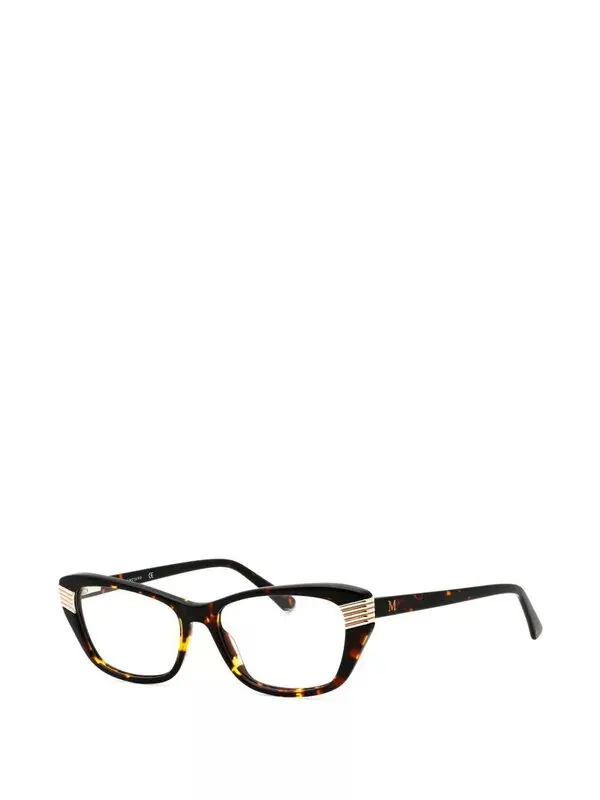 MARCIANO Tortoiseshell-effect Rectangle Eyeglasses