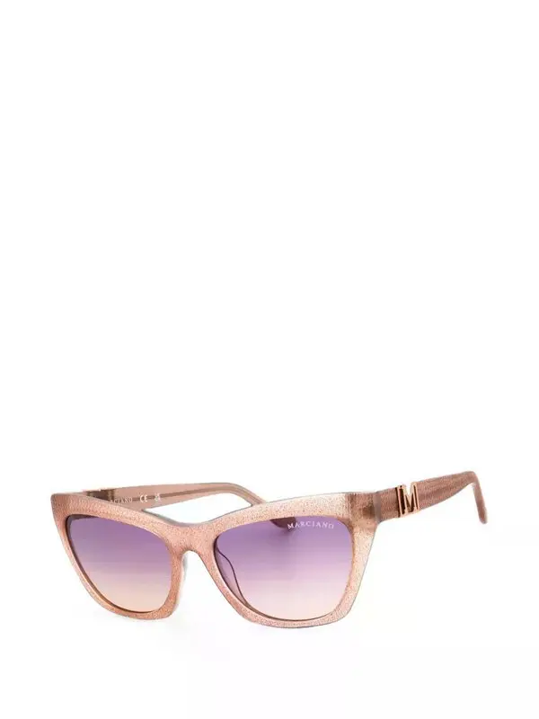 MARCIANO Glitter-effect Cat-eye Sunglasses