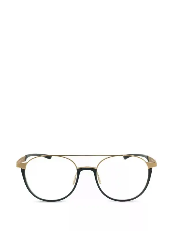 Porsche Design Round Frame Eyeglasses - Gold