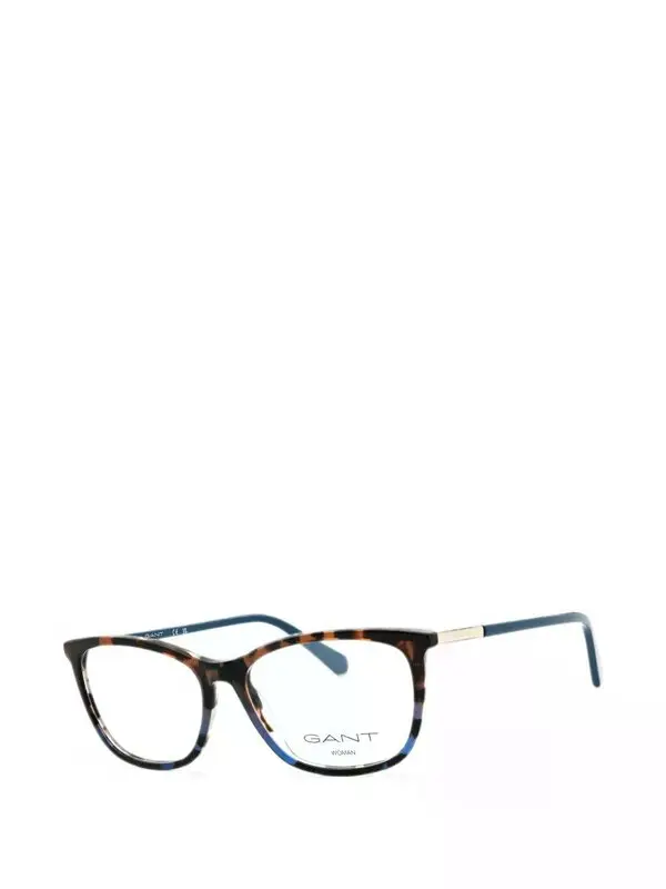 Gant Tortoiseshell-effect Rectangle-frame Glasses