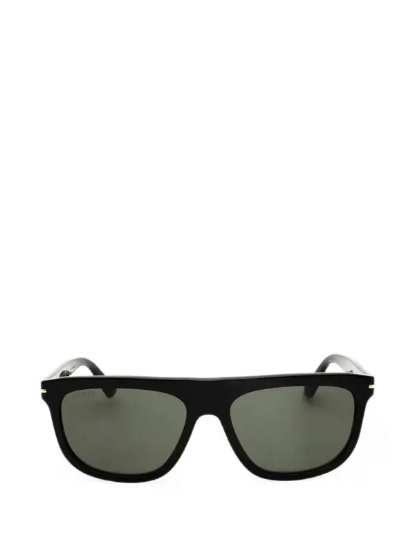 Gucci Rectangle-frame Sunglasses - Black