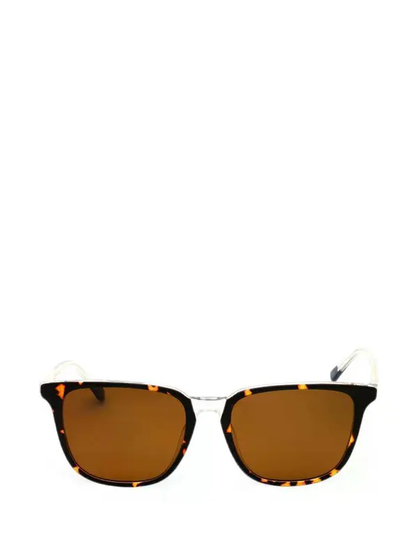 Gant Tortoiseshell-effect Rectangle-frame Sunglasses