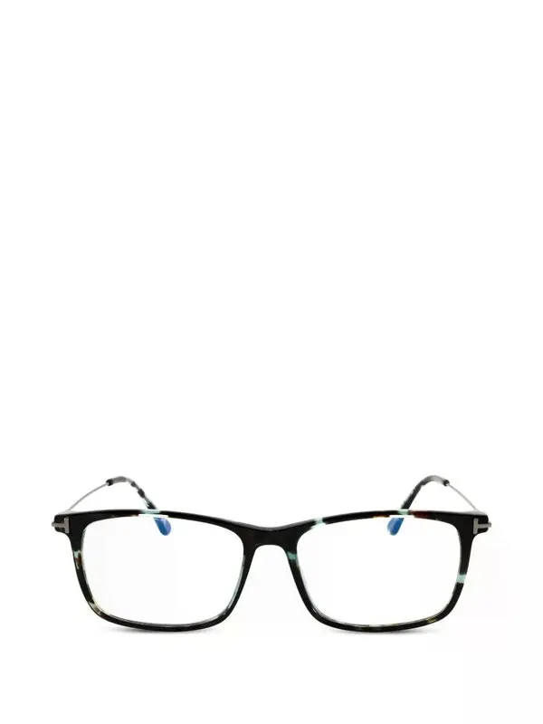 TOM FORD Rectangle Frame Eyeglasses - Brown