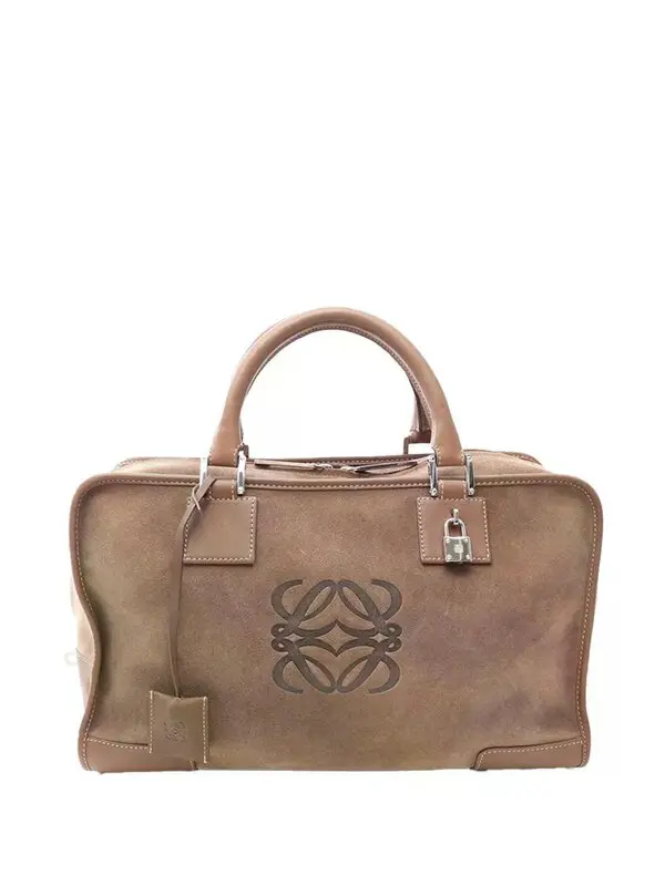 Loewe 2010-2026 Suede Amazona 36 Handbag