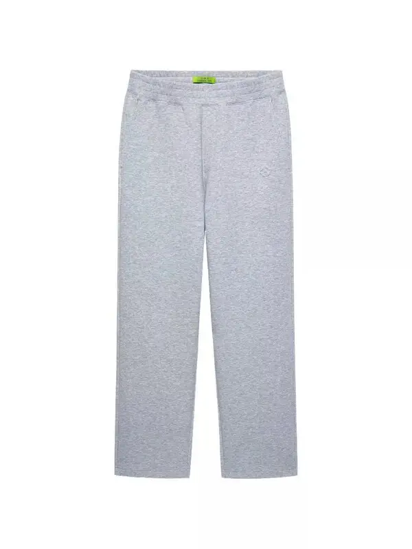 Shanghai Tang Logo-embroidered Straight-leg Track Pants - Grey