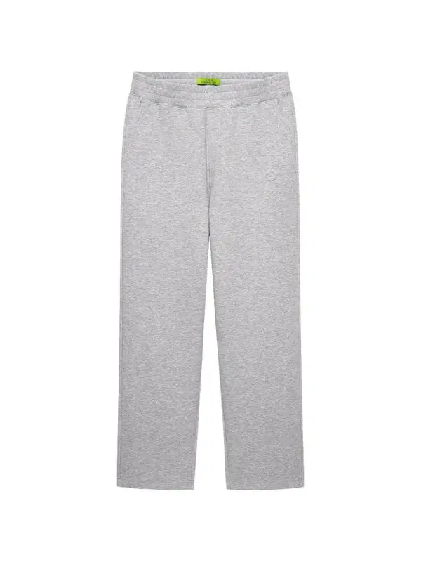 Shanghai Tang Logo-embroidered Straight-leg Track Pants - Grey