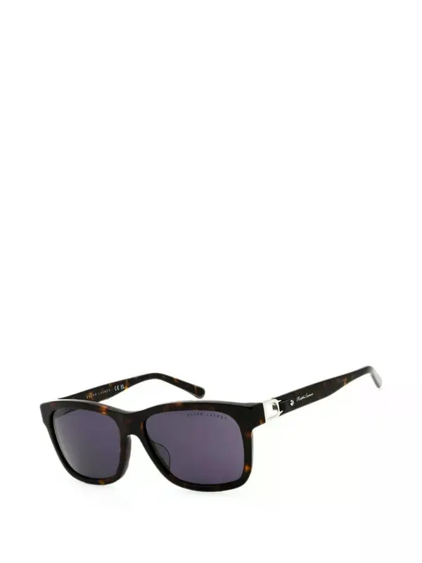 Ralph Lauren Tortoiseshell-effect Rectangle-frame Sunglasses