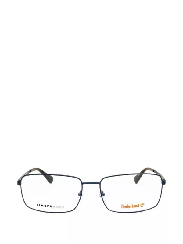 Timberland Rectangular Metal Frame Eyeglasses - Blue