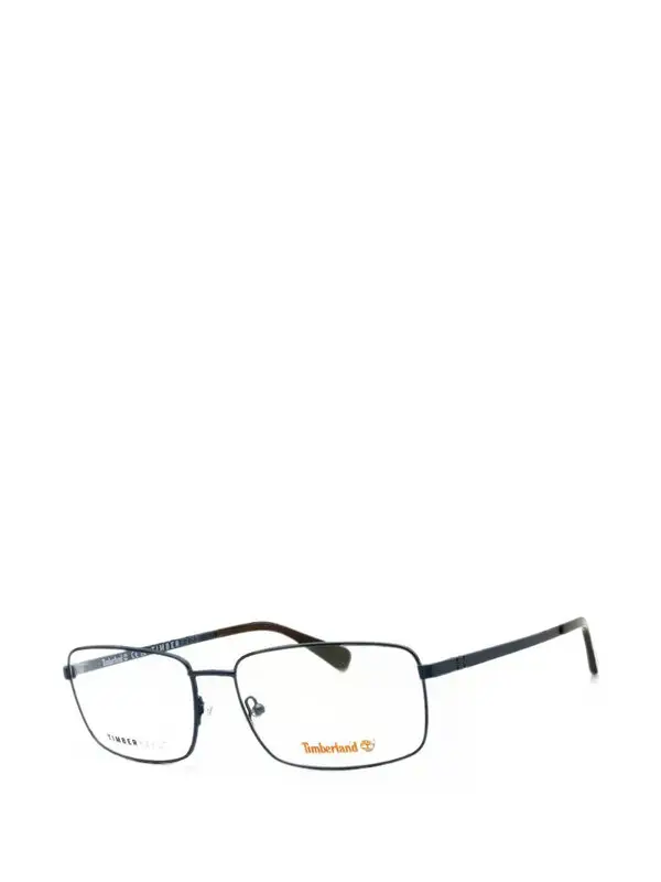 Timberland Rectangular Metal Frame Eyeglasses - Blue
