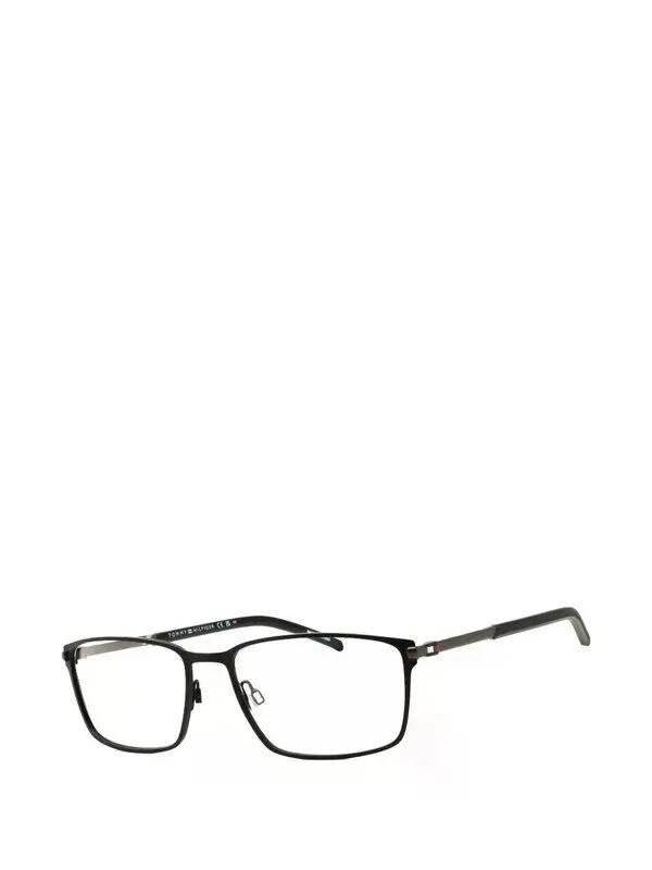 Tommy Hilfiger Rectangle Frame Eyeglasses - Black