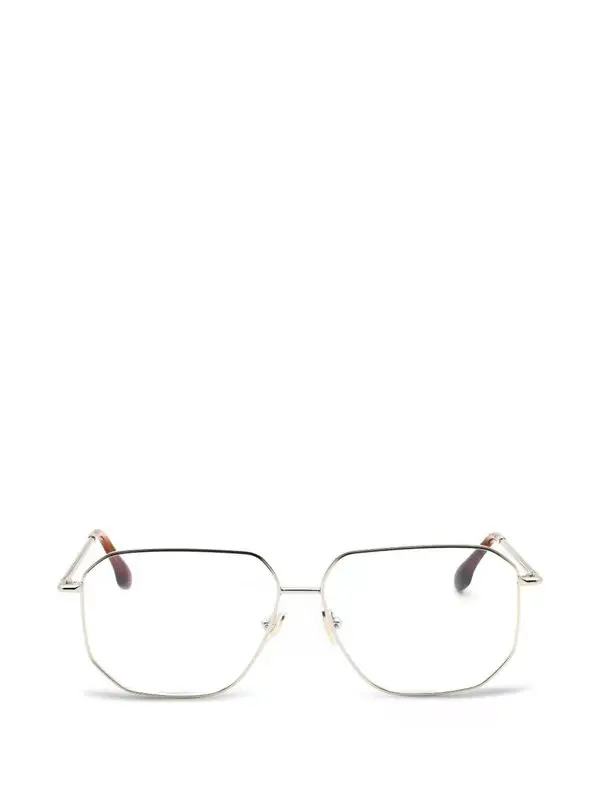 Victoria Beckham Geometric Frame Eyeglasses - Silver