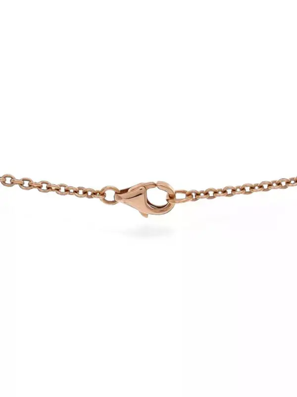 Cartier Love Interlocking 18k Rose Gold Necklace - Pink