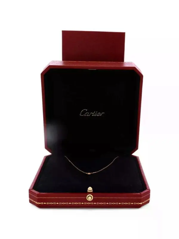 Cartier D'amour Pendant 18k Rose Gold With Diamond Xs Necklace - Pink