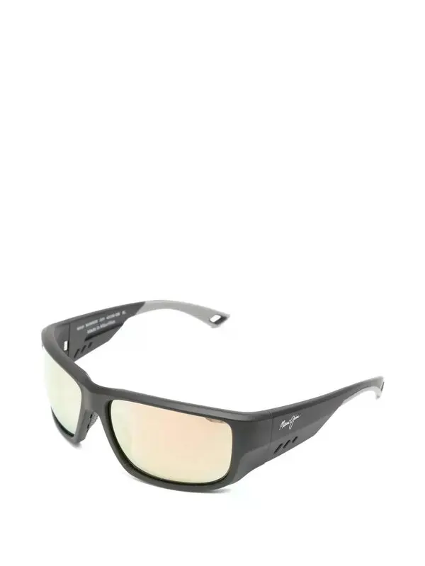 Maui Jim Keha Rectangle-frame Sunglasses - Black