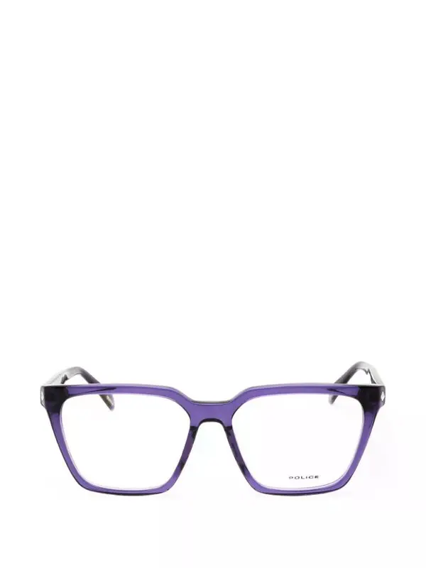 POLICE Rectangle Frame Eyeglasses - Purple