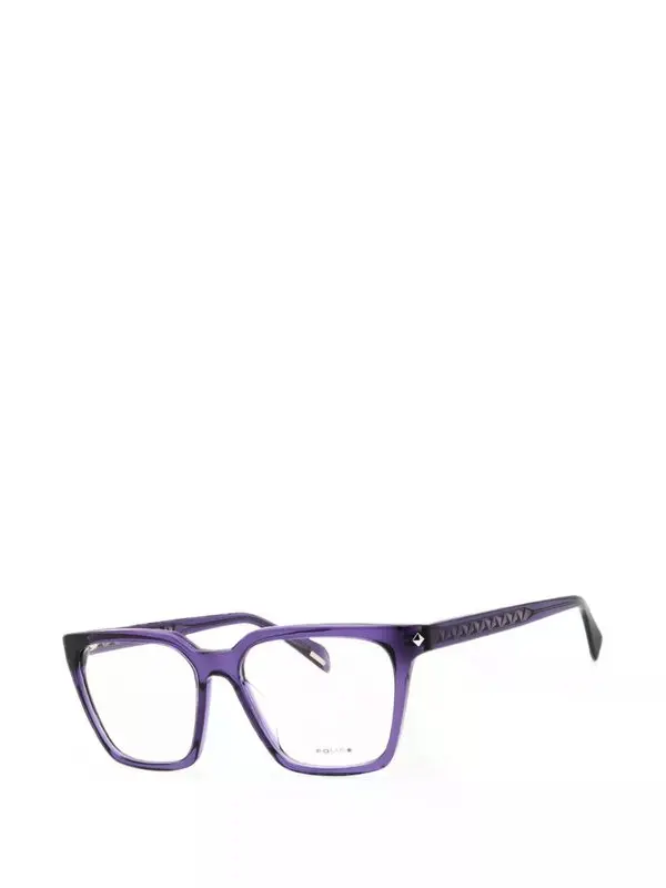 POLICE Rectangle Frame Eyeglasses - Purple