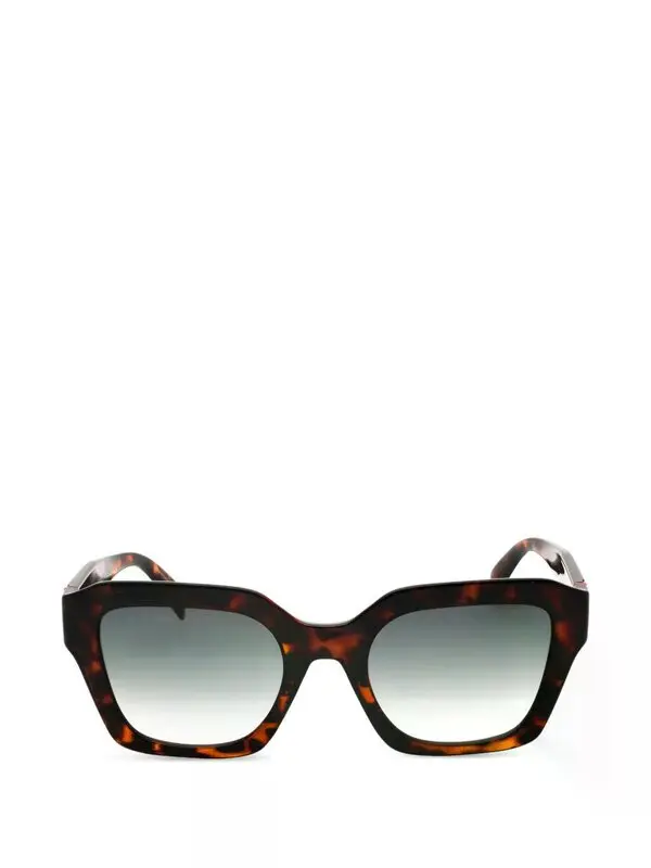 LEVI'S Tortoiseshell Effect Rectangle Frame Sunglasses - Brown