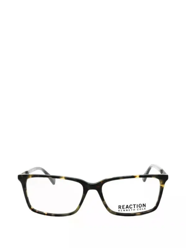 KENNETH COLE Tortoiseshell-effect Rectangle Eyeglasses