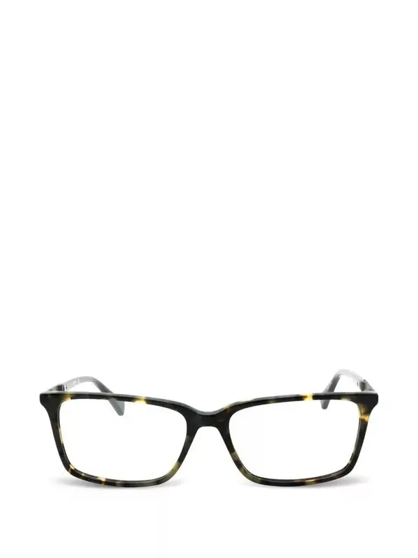 KENNETH COLE Tortoiseshell-effect Rectangle Eyeglasses - Grey