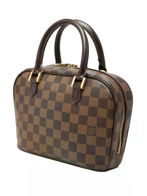 LOUIS VUITTON 2004 Damier Ebene Mini Sarria Handbag