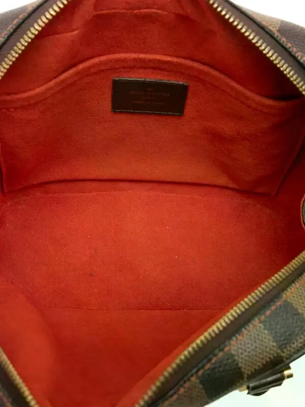 LOUIS VUITTON 2004 Damier Ebene Mini Sarria Handbag
