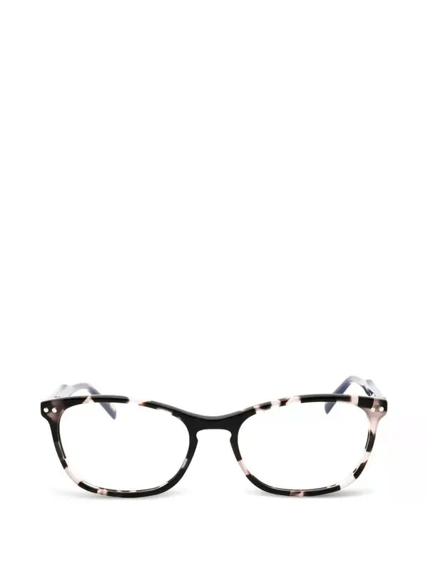 LEVI'S Tortoiseshell-effect Oval Frame Eyeglasses
