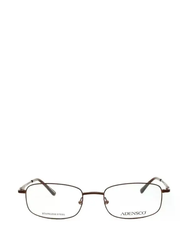 ADENSCO Ashton Rectangle Eyeglasses - Brown