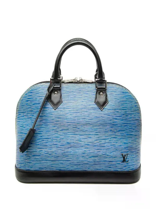 LOUIS VUITTON 2016 Epi Denim Alma Pm Handbag - Blue
