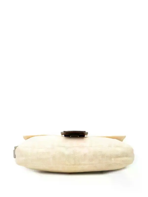Fendi 1997-2010 Zucca Canvas Baguette Shoulder Bag