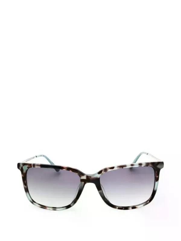 Calvin Klein Tortoiseshell-effect Rectangle-frame Sunglasses
