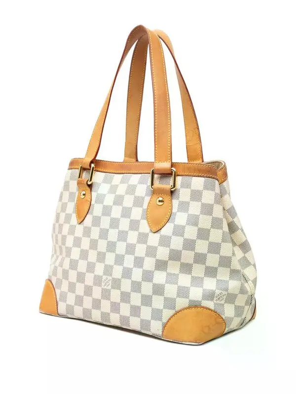LOUIS VUITTON 2008 Damier Azur Hampstead Pm Tote Bag