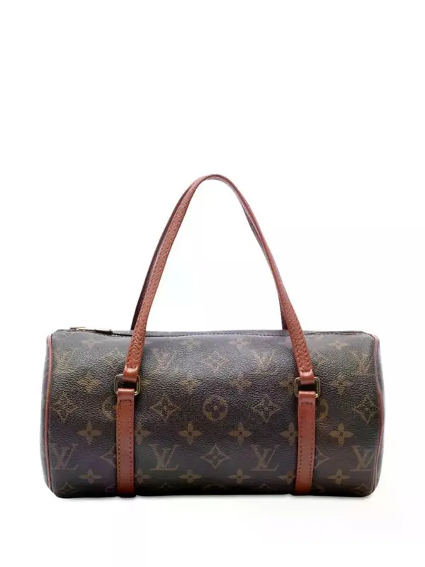 LOUIS VUITTON 1990 Monogram Papillon 26 Handbag - Brown