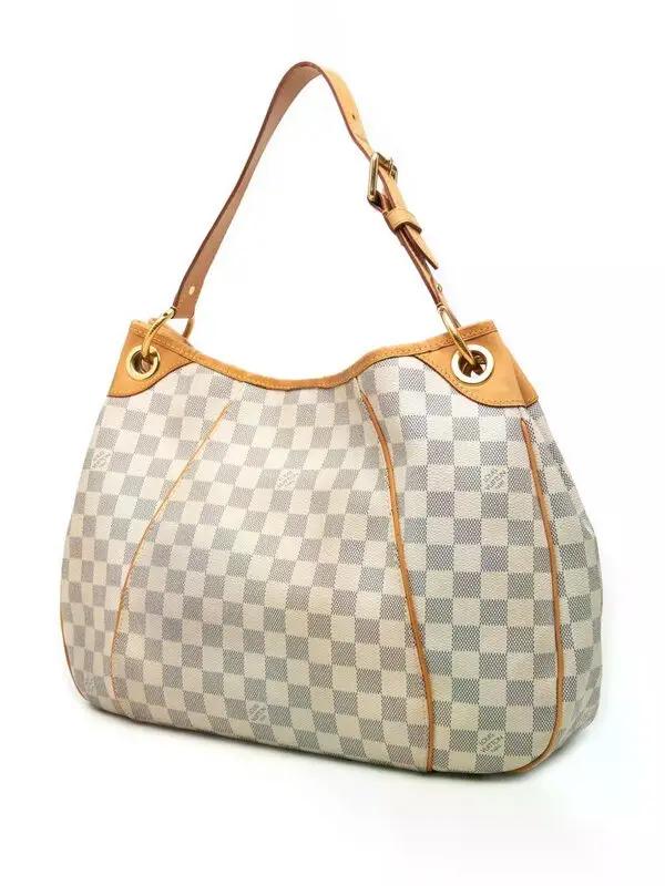 LOUIS VUITTON 2009 Damier Azur Galliera Pm Shoulder Bag