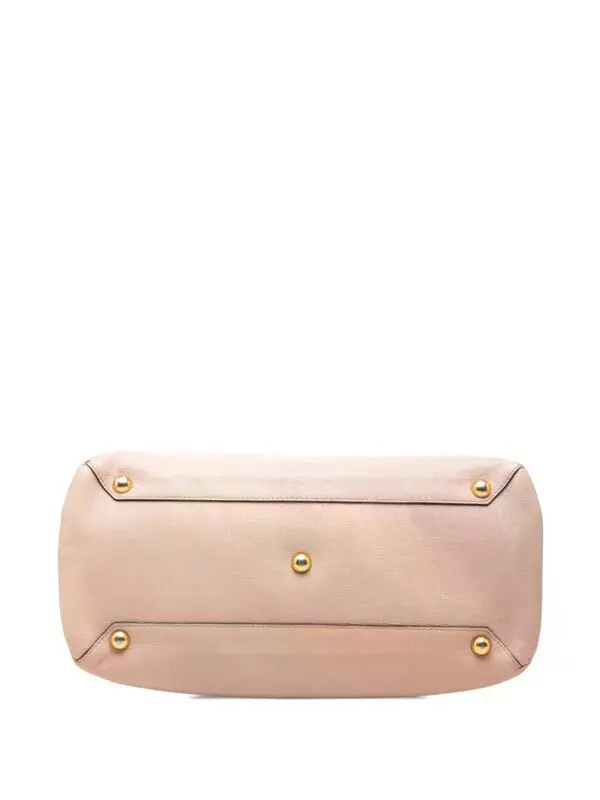 Burberry 2016 Medium Leather And House Check Banner Satchel