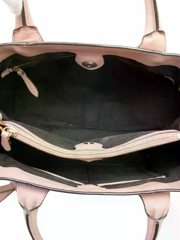 Burberry 2016 Medium Leather And House Check Banner Satchel