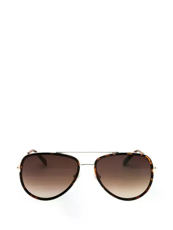 Fossil Marley Pilot Tortoiseshell-effect Sunglasses