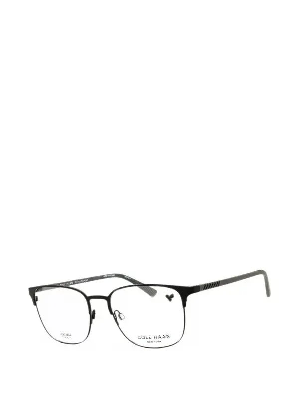 Cole Haan Zerøgrand Rectangle-frame Glasses - Black
