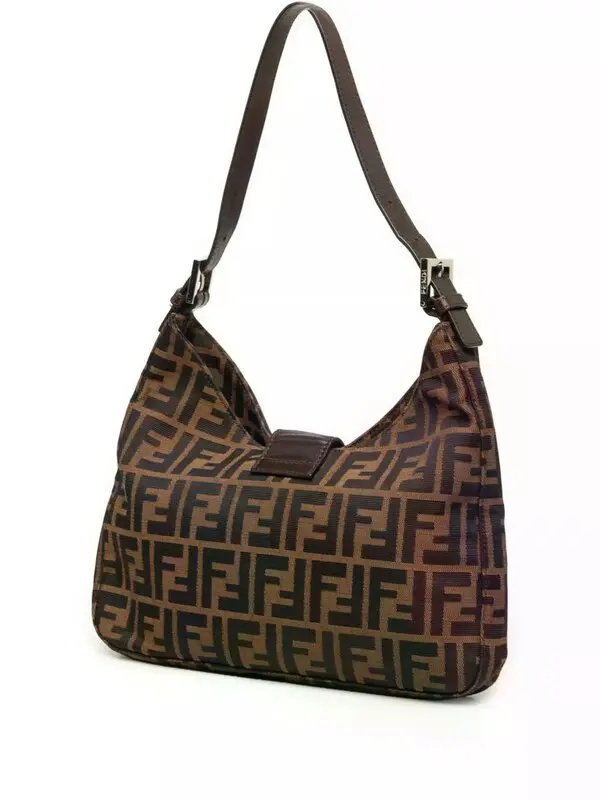Fendi 2009 Zucca Canvas Shoulder Bag