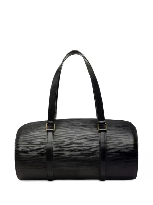 LOUIS VUITTON 2001 Epi Soufflot Handbag - Black