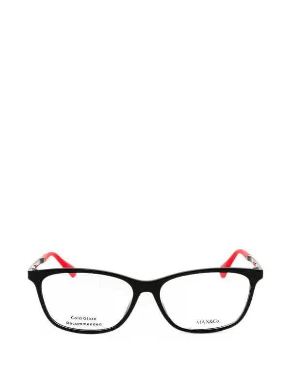 MAX&CO. Rectangle-frame Glasses - Black