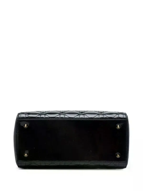 Dior 2014 Medium Patent Cannage Lady Satchel