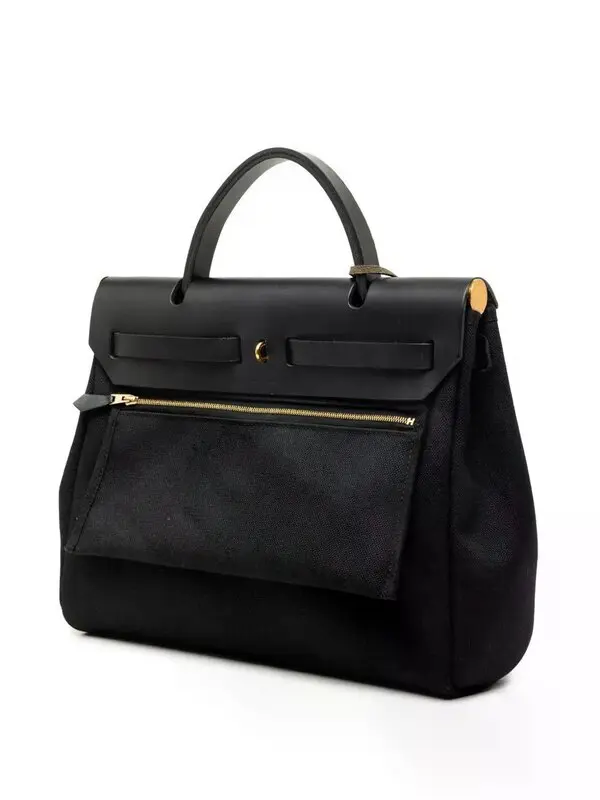Hermès Herbag Zip 31 Satchel - Black