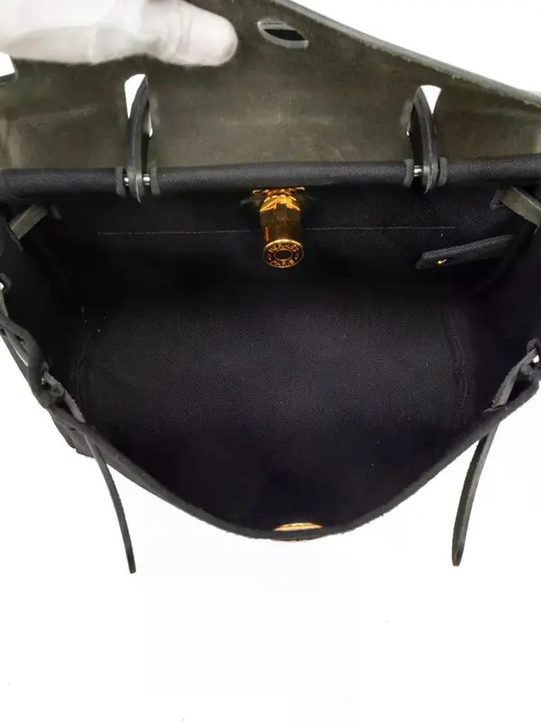 Hermès Herbag Zip 31 Satchel - Black