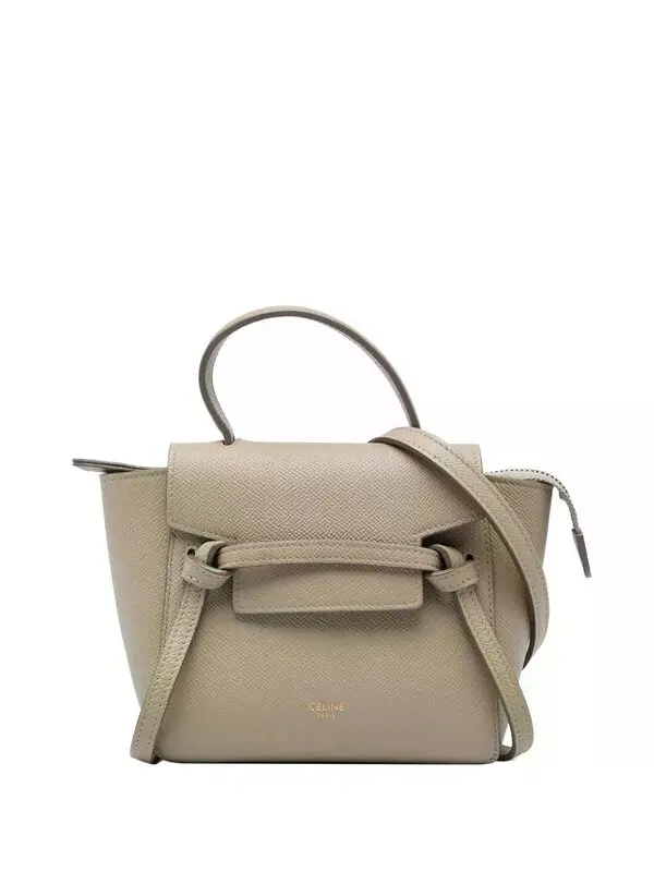 Celine 2020 Pico Grained Calfskin Belt Bag Satchel