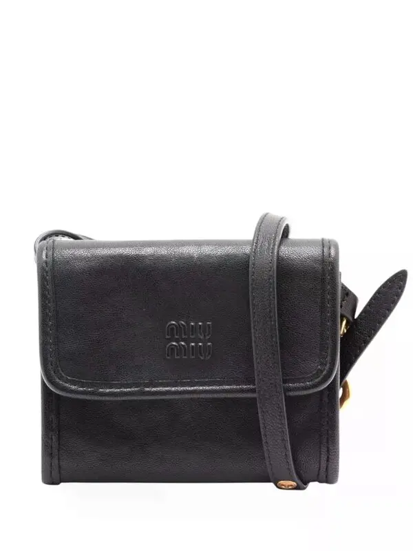 Miu Miu 2015-2026 Leather Shoulder Bag - Black