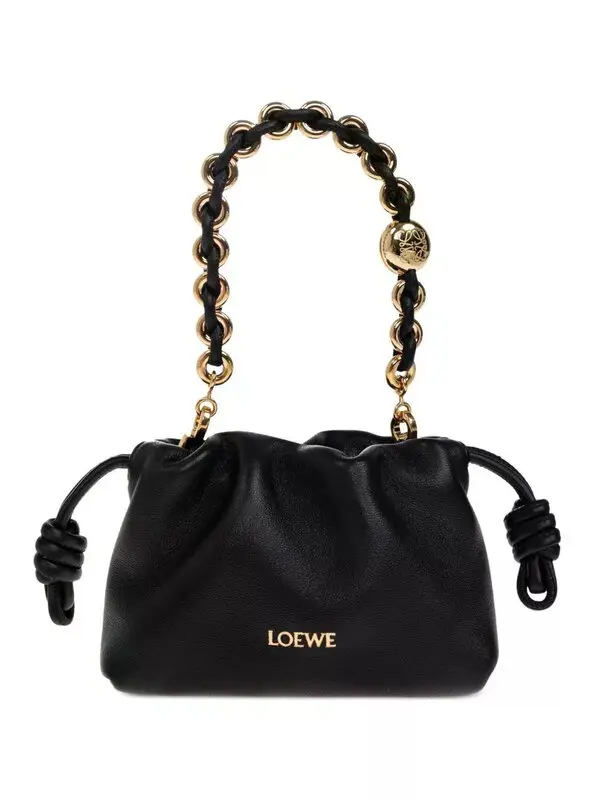 Loewe Nano Flamenco Shoulder Bag - Black